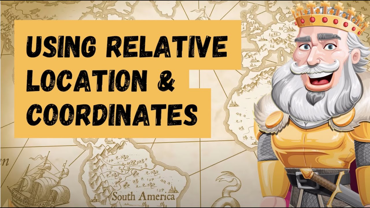 Social Studies Grade 4 - Using Relative Location & Coordinates - YouTube