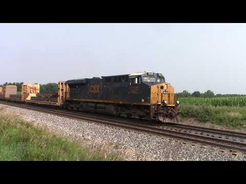 7/25/23 Near Republic, OH; CSX 3220 leads M560 - YouTube