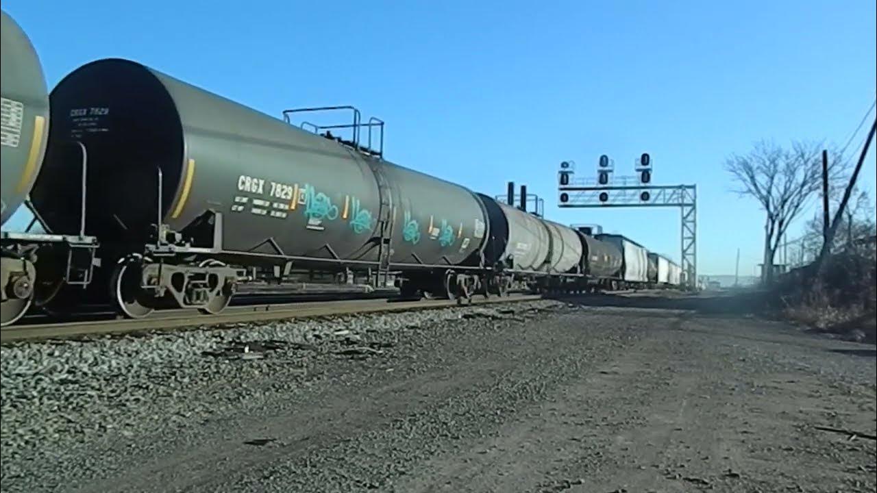 UP 7798 Leads Mixed Freight - 2/19/2024 - YouTube