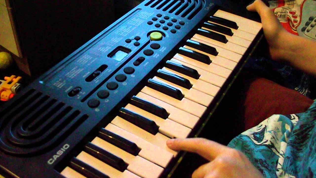 Simpsons theme tune on keyboard very easy - YouTube