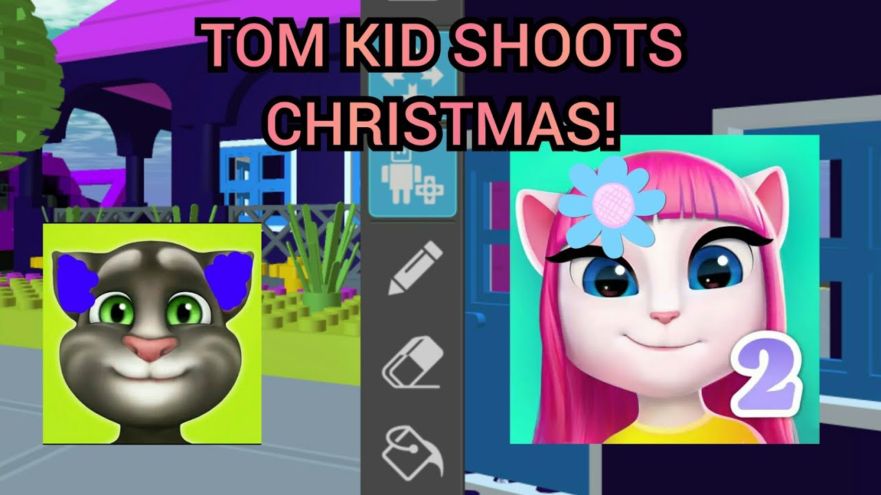 Talking Tom and Friends: Talking Tom Kid Shoots Christmas!!! - YouTube
