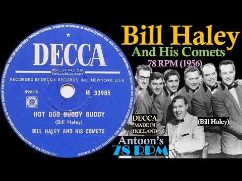 Bill Haley | Hot Dog Buddy Buddy | Decca 78 rpm | 1956 Holland
