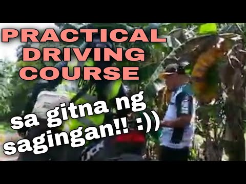 LTO PDC Practical Driving Course sa gitna nang sagingan!! - YouTube