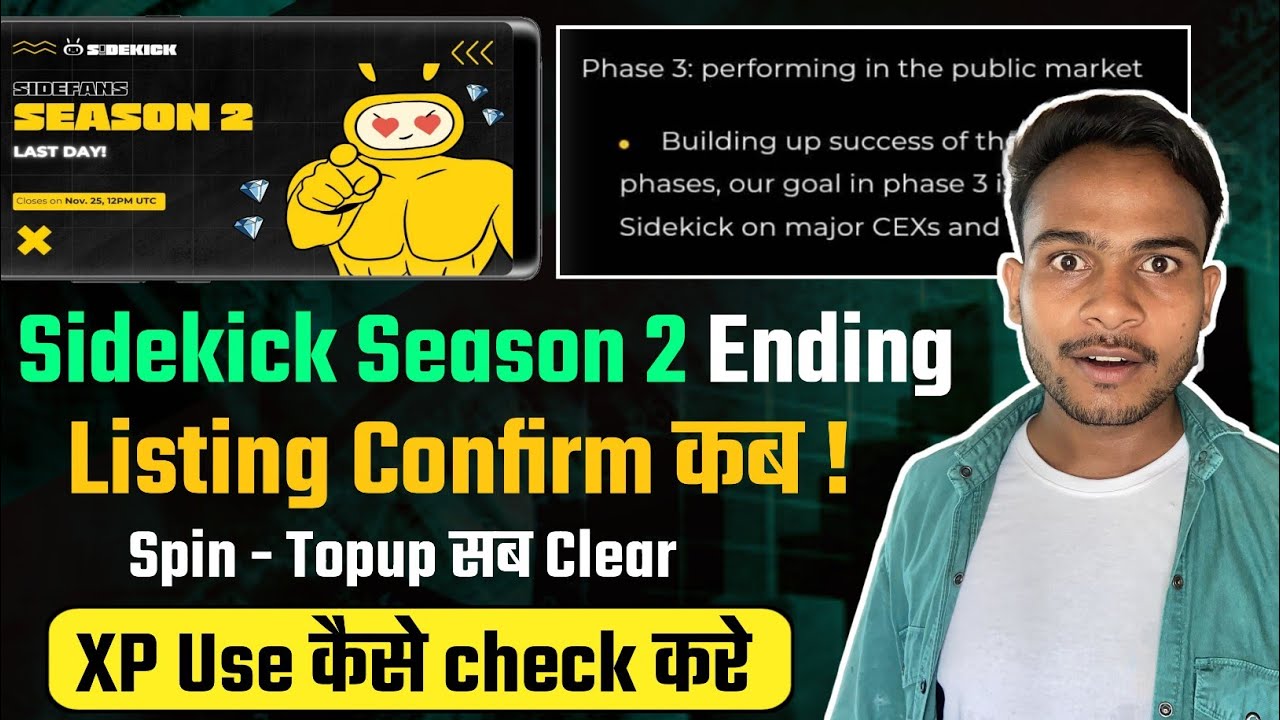 Sidekick Season 2 Ending || Sidekick Listing Confirm || Spin , Xp ...
