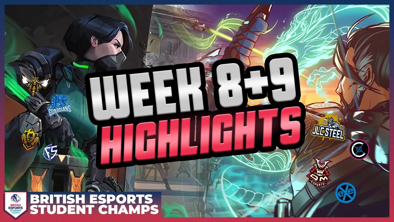 Week 8 + 9 VALORANT and Overwatch Highlights | Student Champs - YouTube