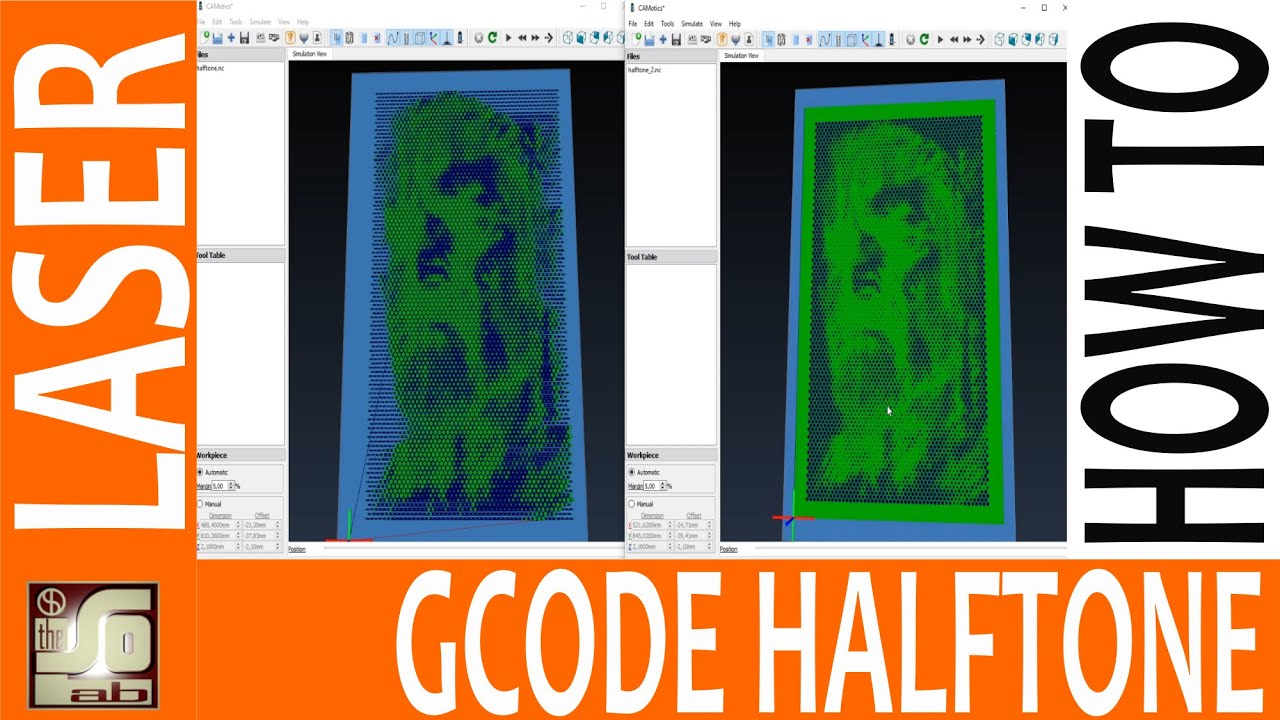CNC Laser - Gcode halftone selfportrait with halftoner and t2laser ...