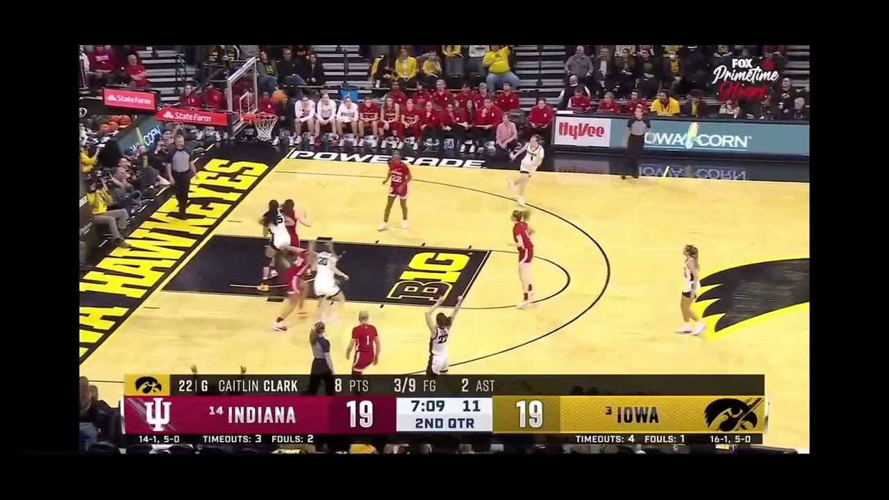 Iowa Hawkeyes beat the Indiana Hoosiers - YouTube