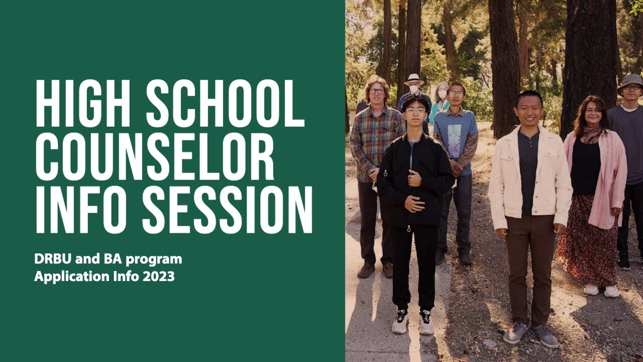 High School Counselor Info Session - YouTube
