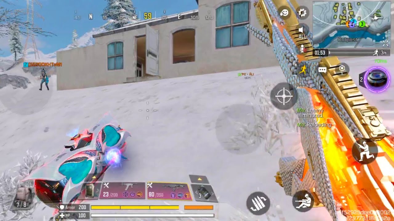 Take Enemy Mythic M13 || COD Mobile Mythic M13 || 2 Finger Gaming ...