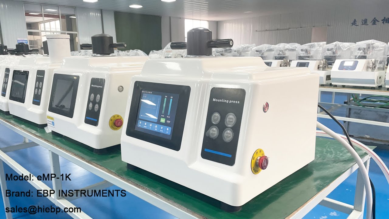 Automatic Mounting press machine for metallographic samples preparation ...