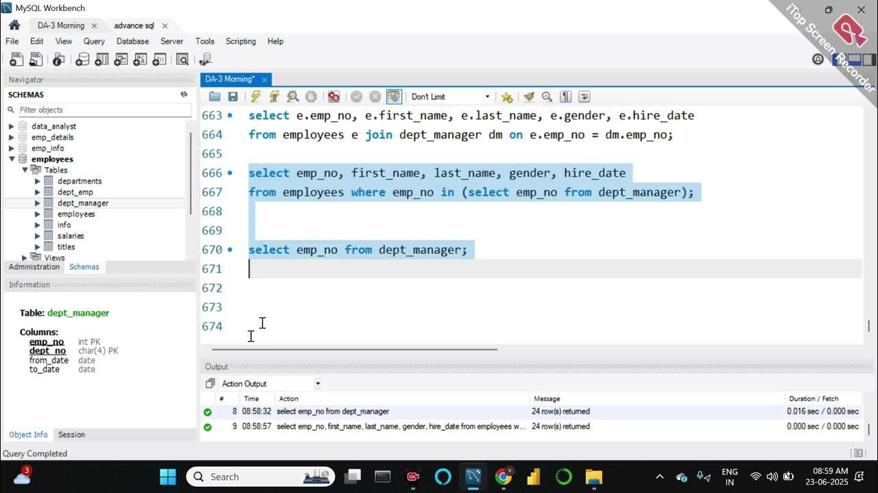 SQL lecture - 12 | SQL SubQuery | NMD PVT LTD - YouTube