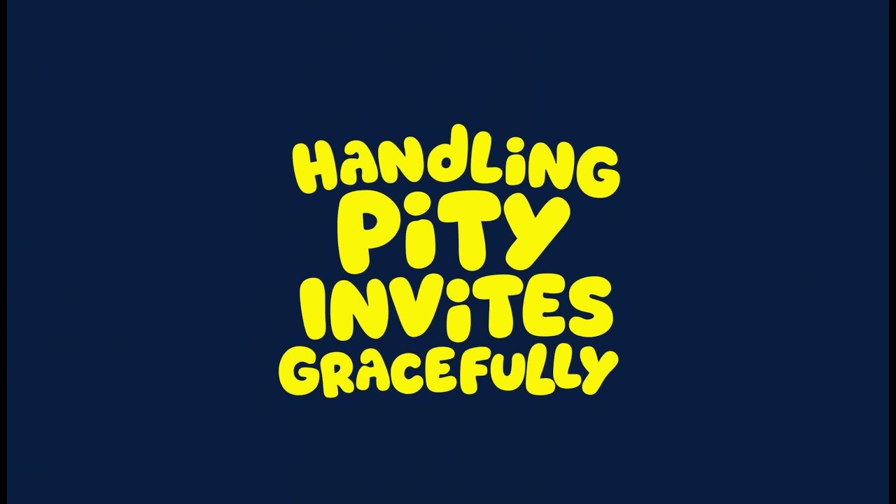 How to Handle Pity Invites Gracefully | Tips for Awkward Moments - YouTube