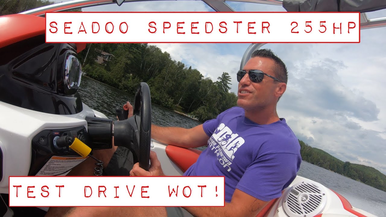 Test drive a Seadoo Speedster 255hp - with Chris - YouTube
