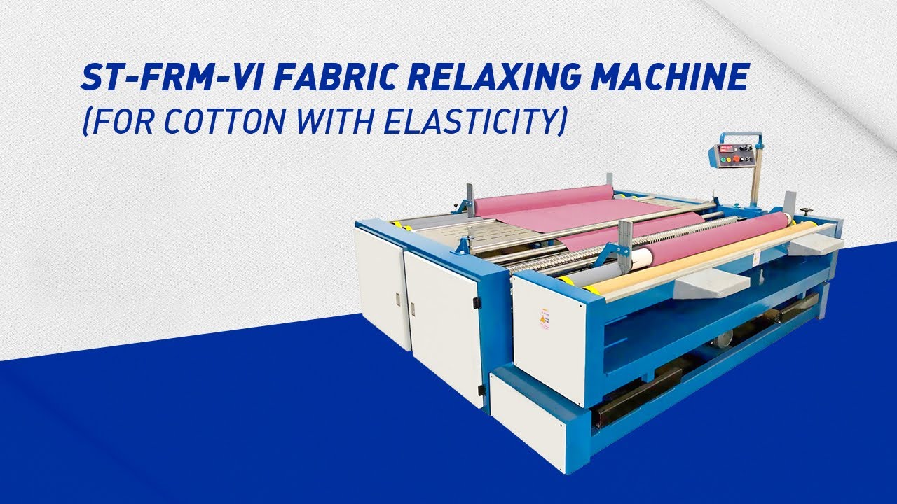 Fabric Relaxing Machine, For Cotton With Elasticity, SUNTECH - YouTube