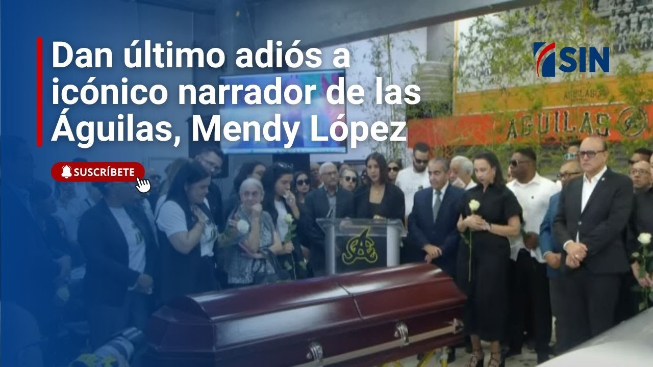 Dan último adiós a icónico narrador de las Águilas, Mendy López - YouTube