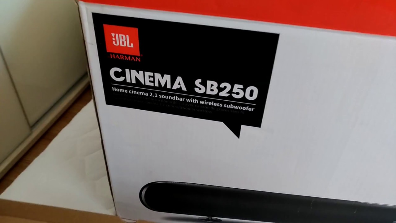 Instalação e análise sound bar JBL cinema SB250 - YouTube