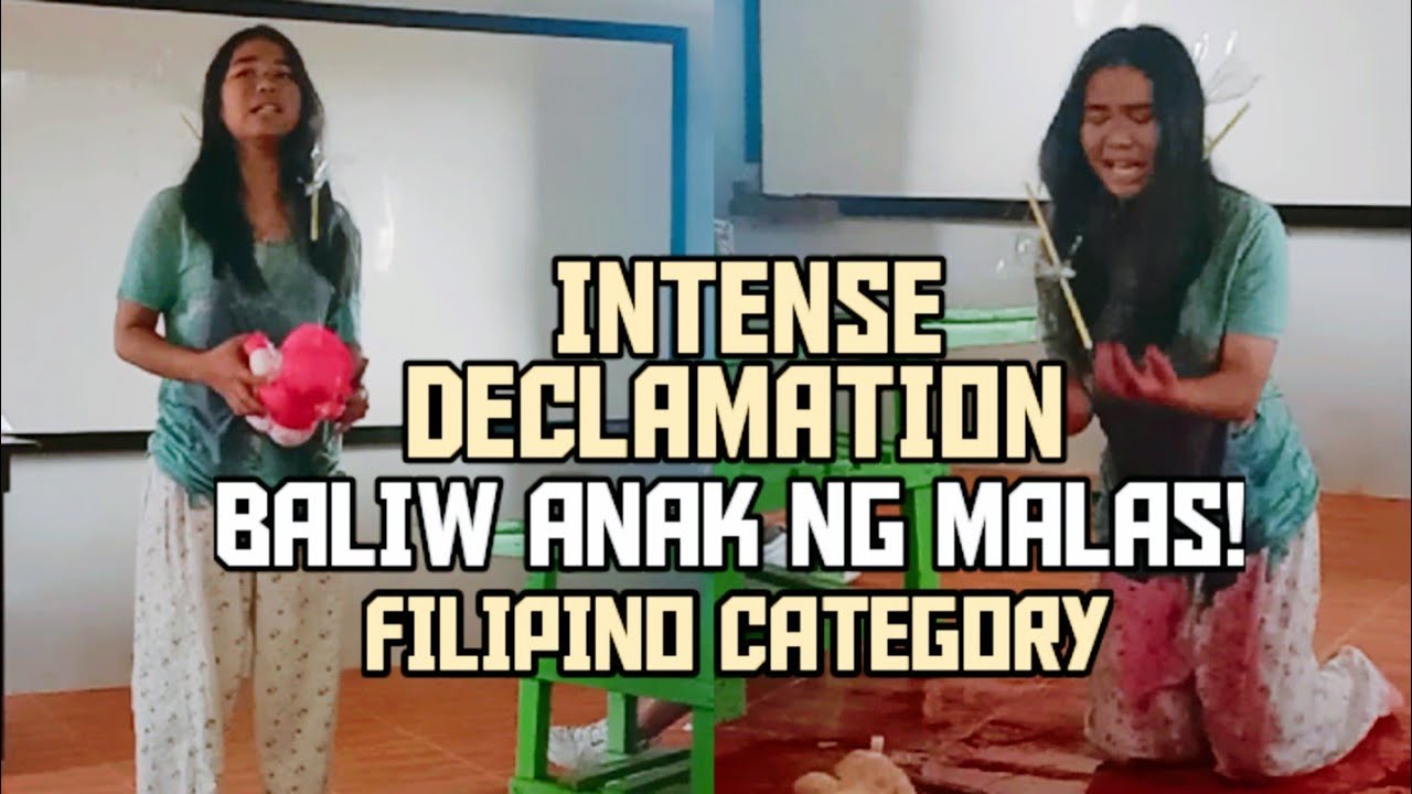 Deklamasyon | Baliw Anak Ng Malas! | Filipino Category - YouTube