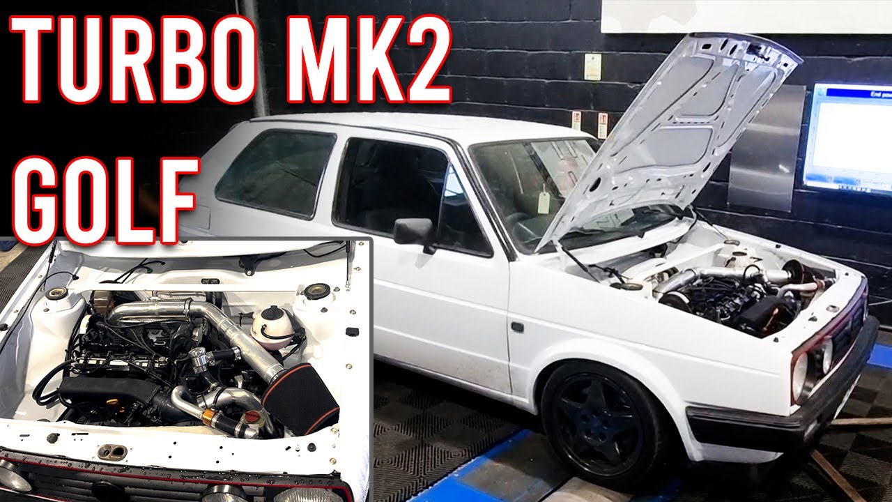 Super Clean Turbo MK2 VW Golf!! - Custom Dyno & Performance Tuning - YouTube