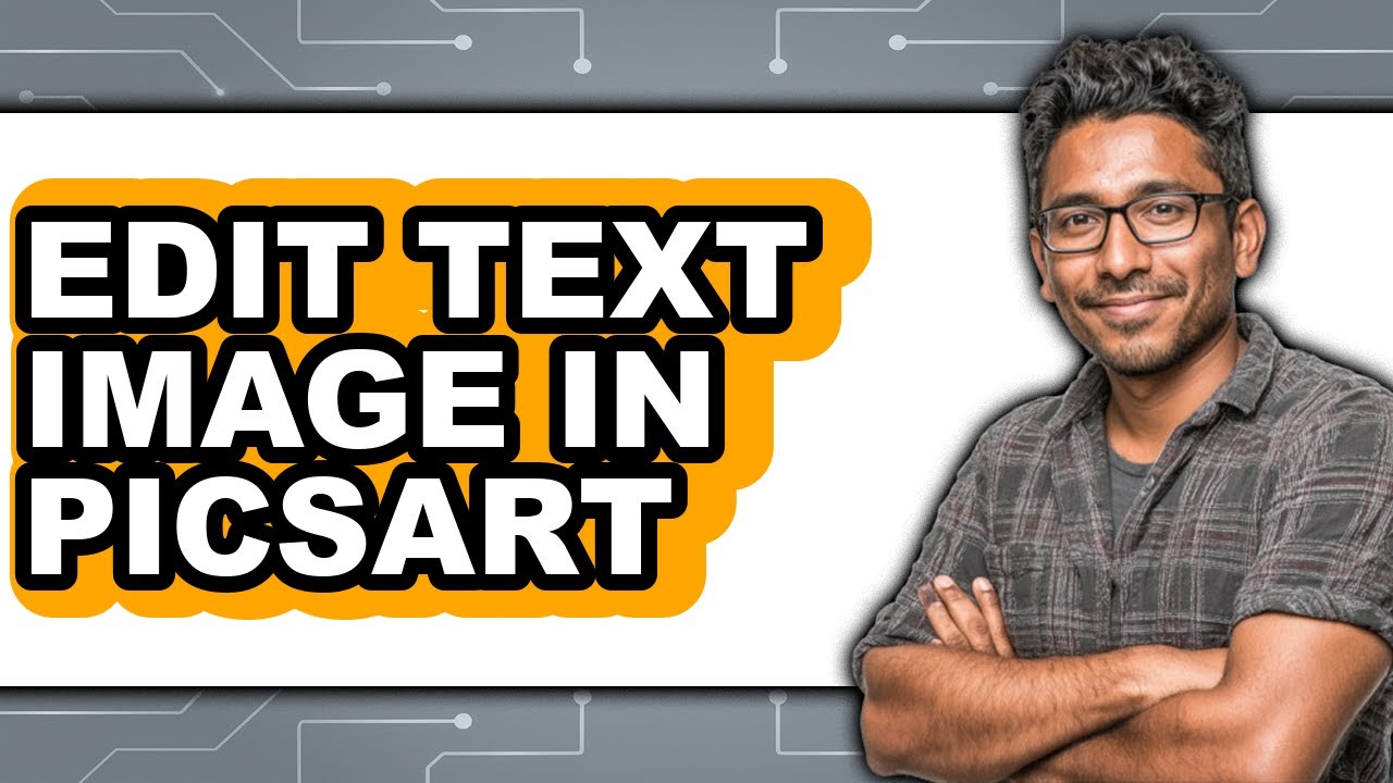 How to Edit Text Image in Picsart (easy Method) - YouTube