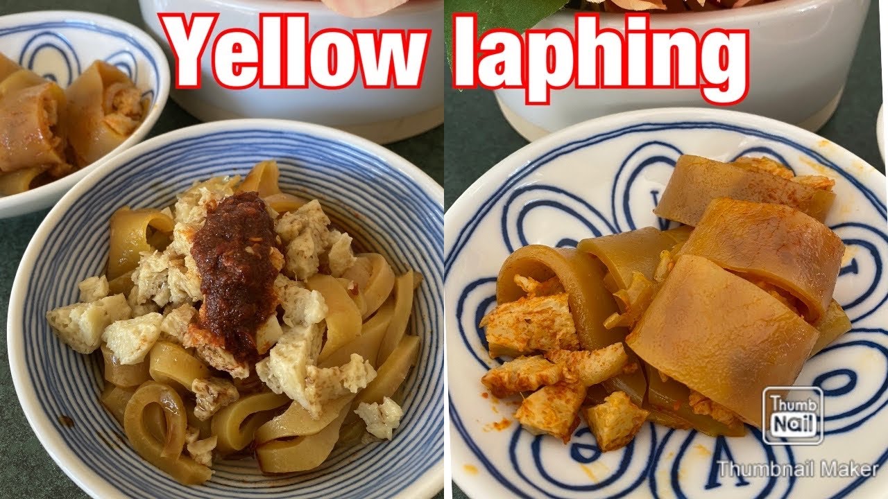 How to make Yellow Lhaphing | Make Lhaphing at home - YouTube