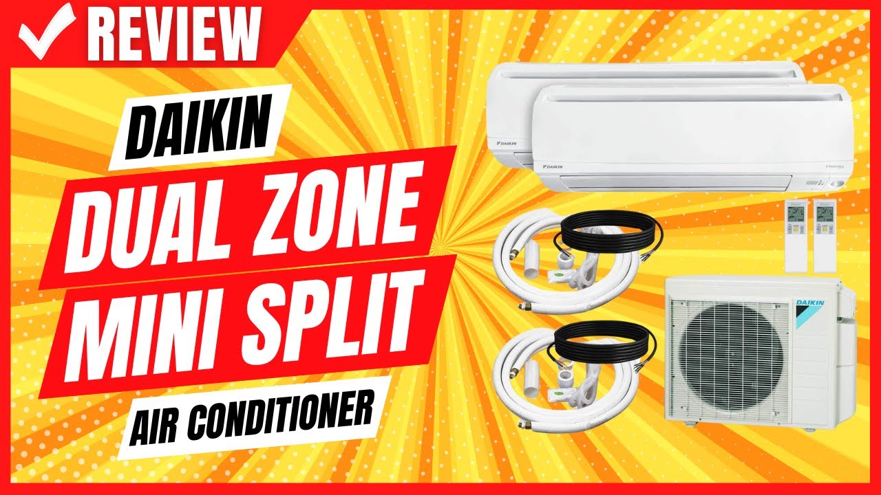 DAIKIN Dual Zone Mini Split Air Conditioner Review - YouTube