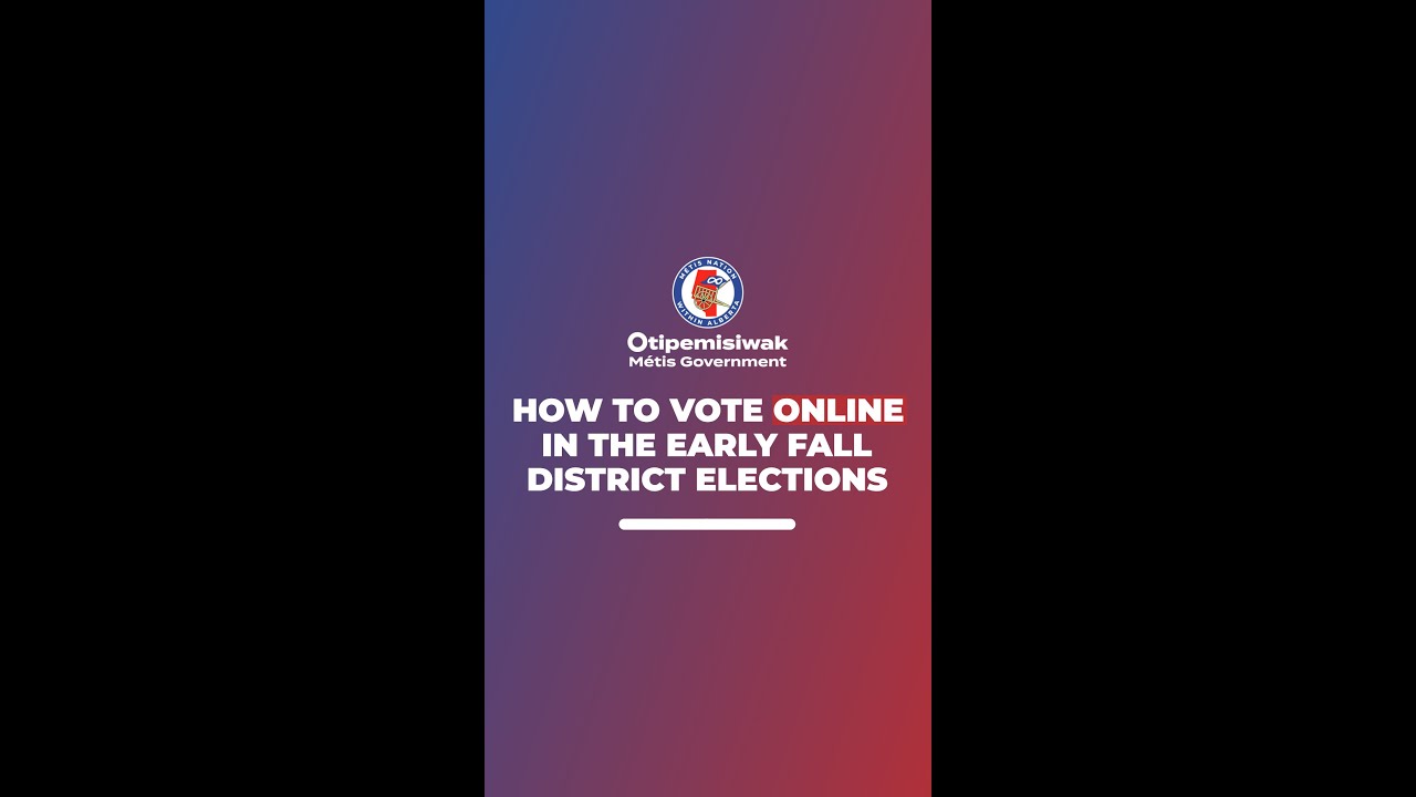 How To Vote Online In The Early Fall District Elections - YouTube