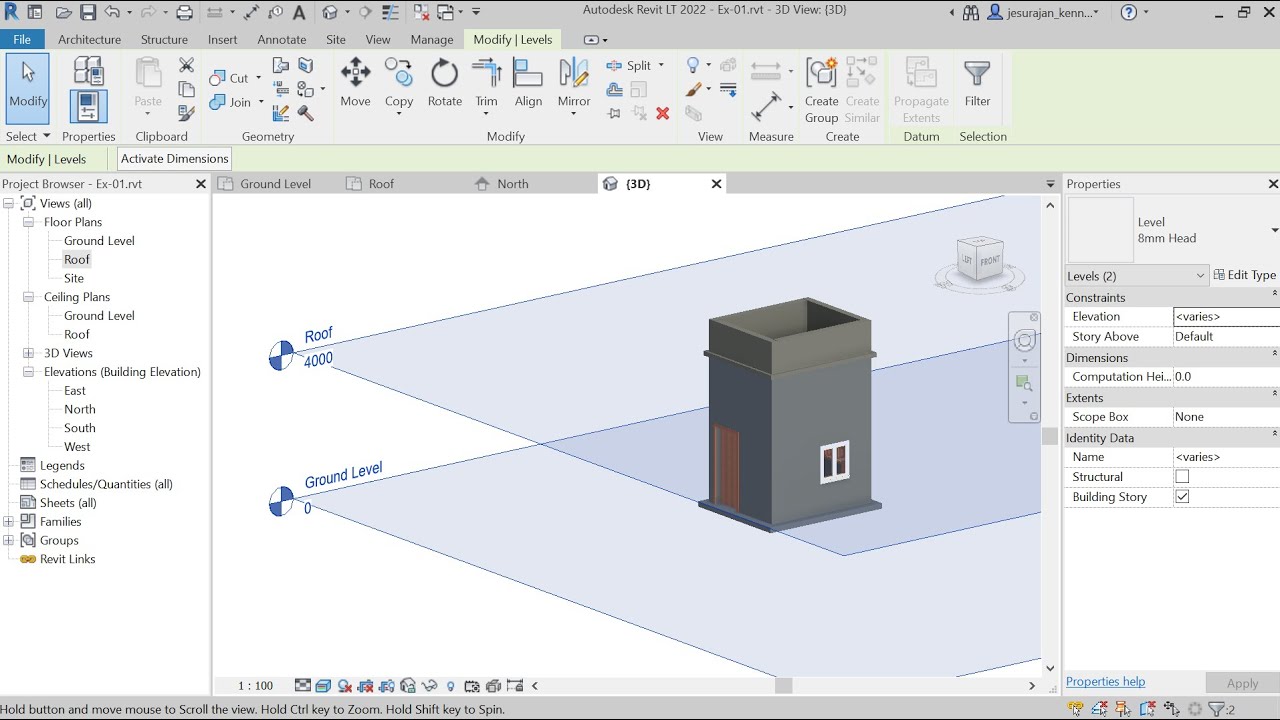 Revit Exercise_01 - YouTube