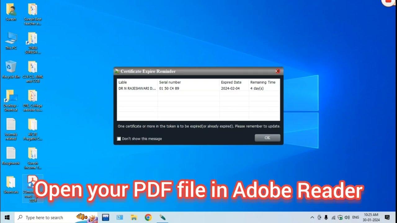 How to Digitally Sign any PDF document using Adobe Reader - YouTube