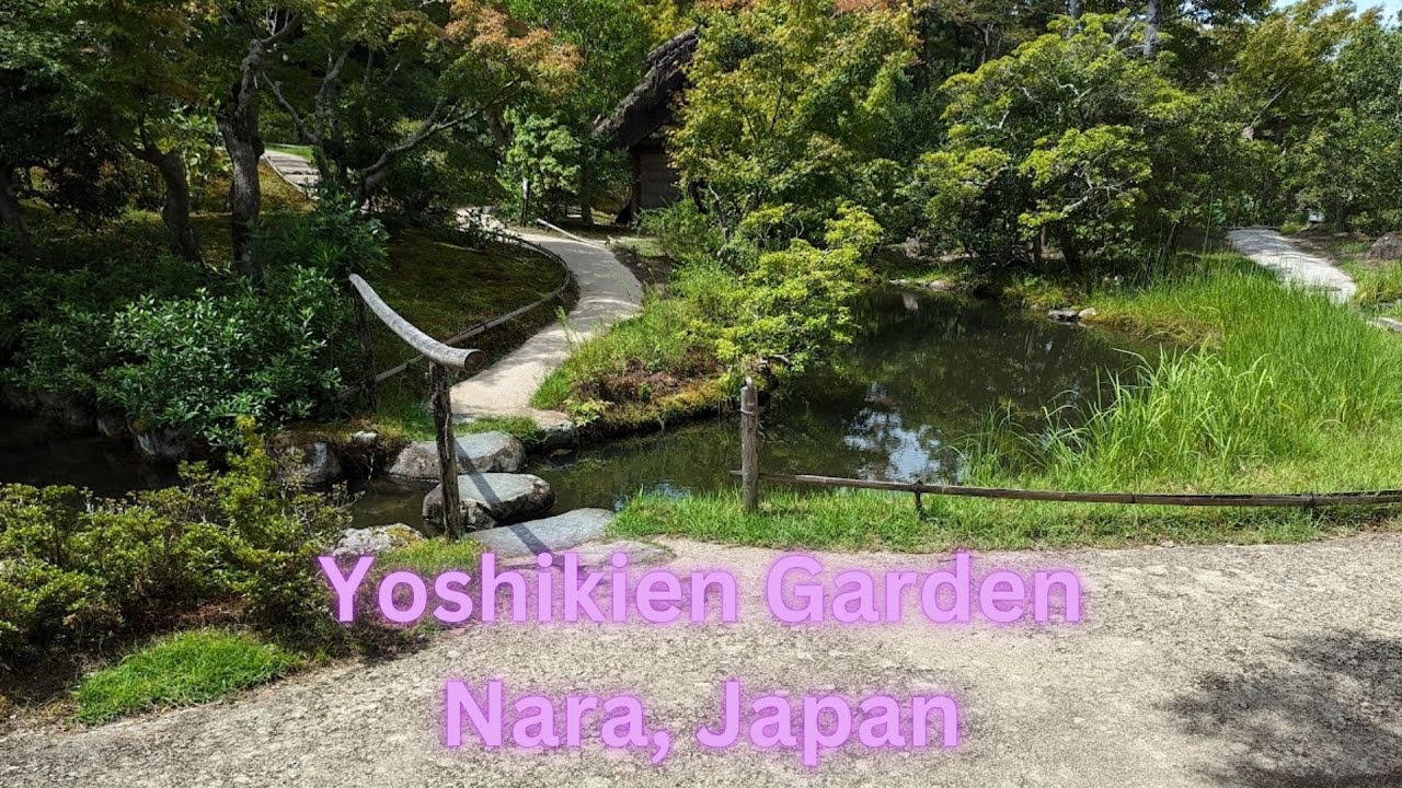 Walking in Japan - Yoshikien Garden in Nara, 4K - YouTube