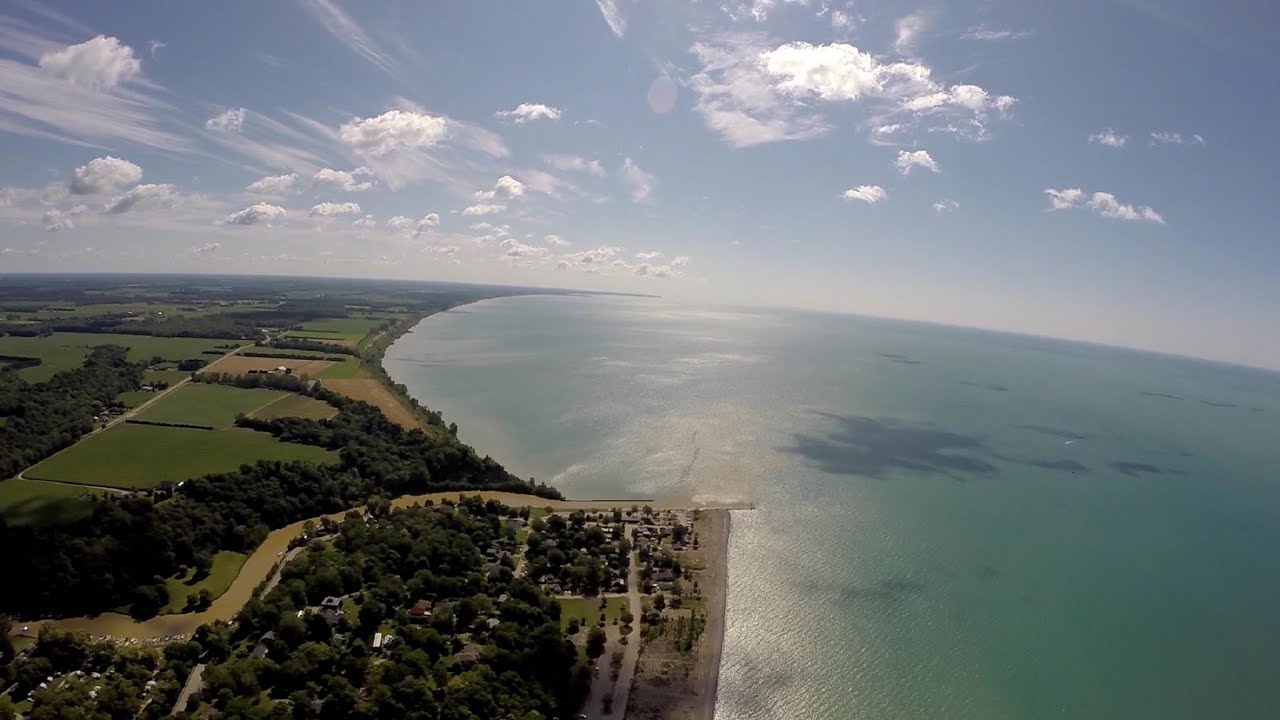 Great Lake Flyover- Aerial Photography - YouTube