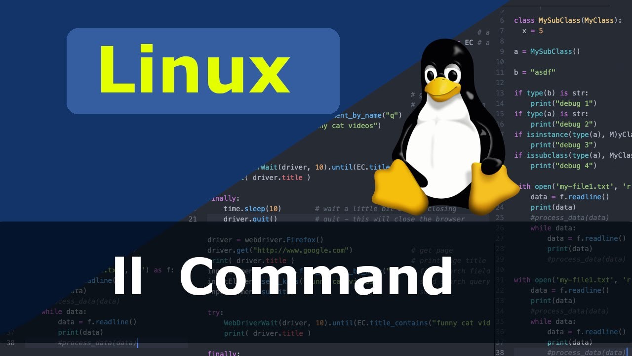 Linux Command - ll - YouTube
