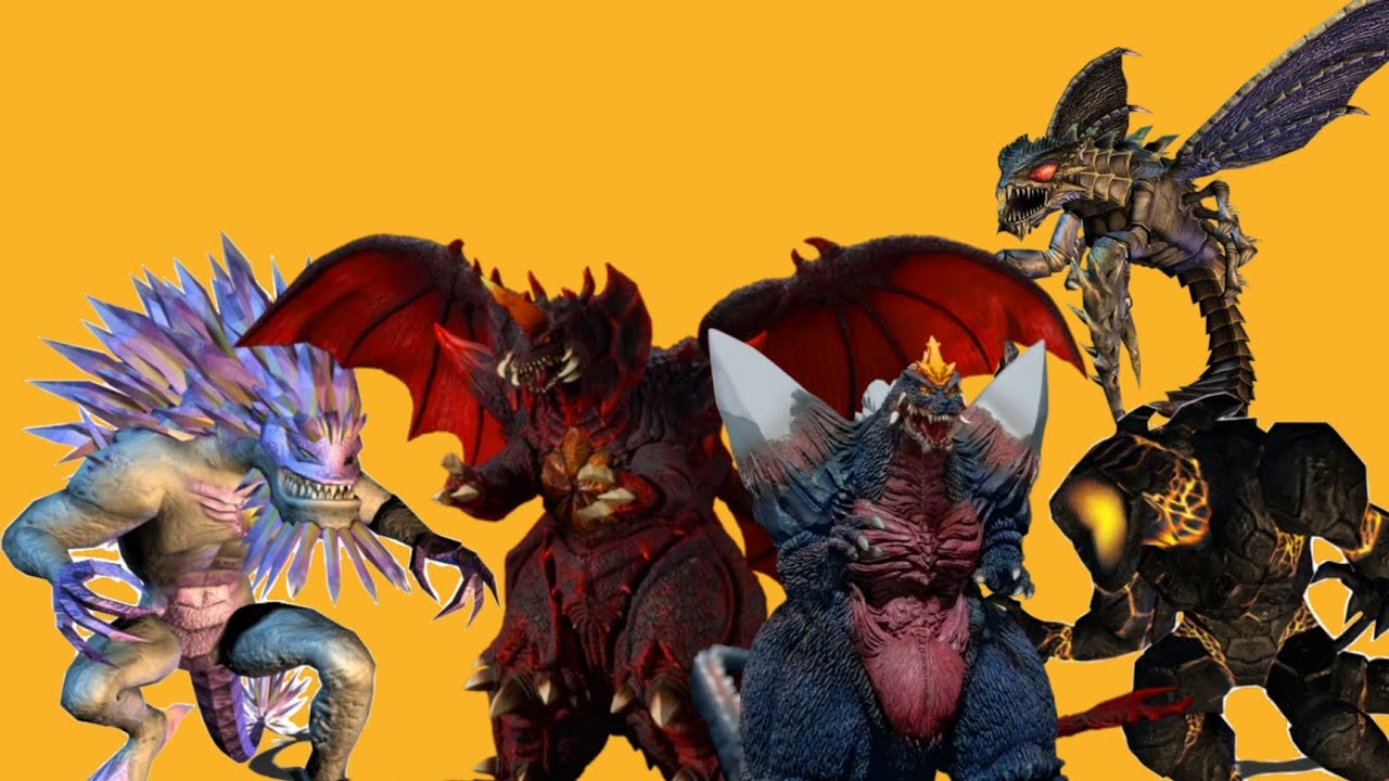 All Monsters in my Godzilla movie Mutants - YouTube