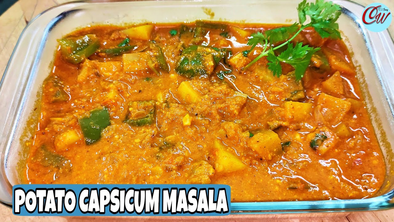 POTATO CAPSICUM MASALA - YouTube