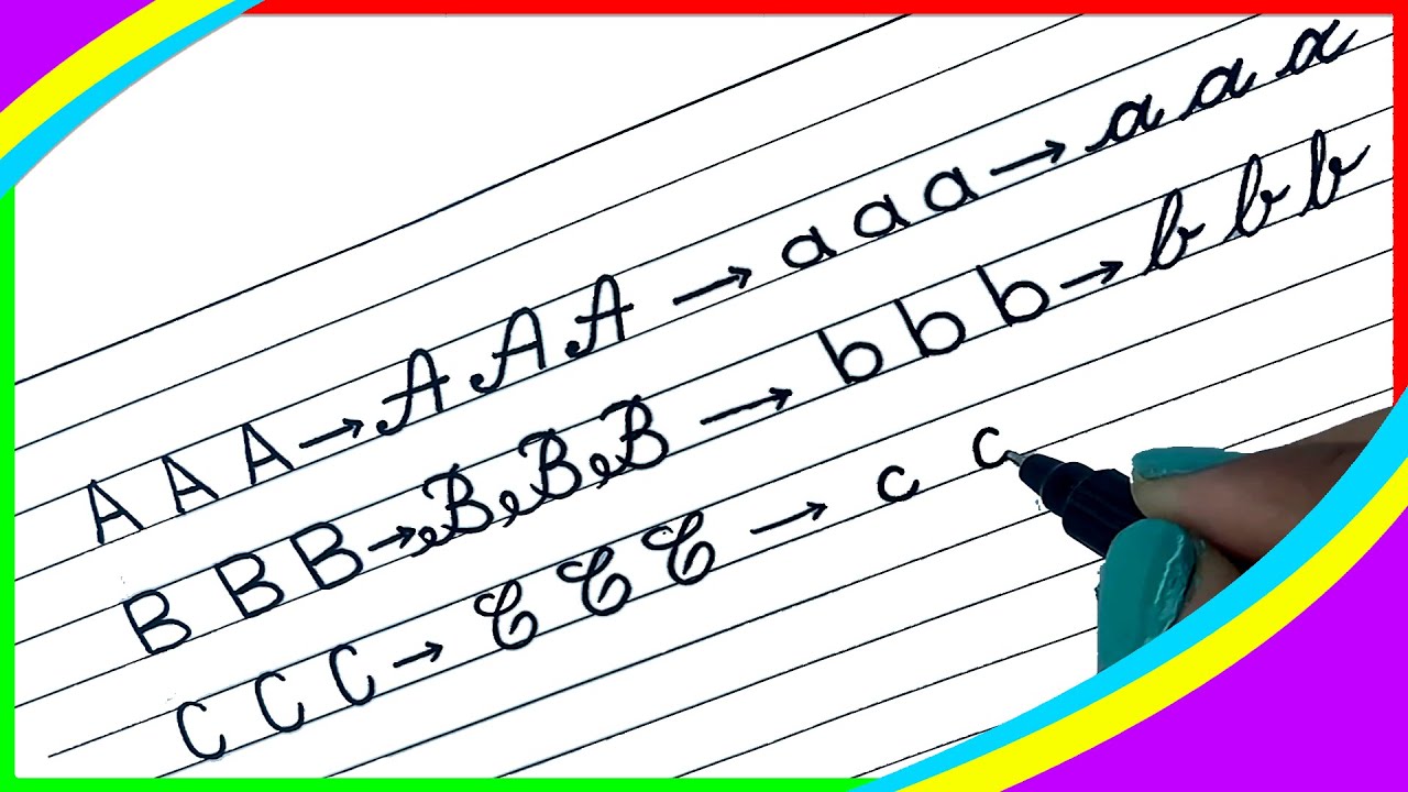 Alphabet Writing Practice | A To Z Alphabet Writing For Kids | Capital ...