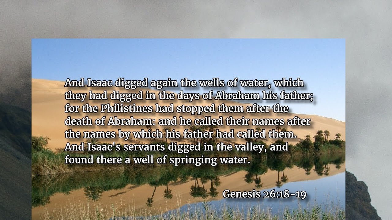 창세기 26장 (쉬운성경) Genesis 26 [Stay in this land for a while, and I will be ...