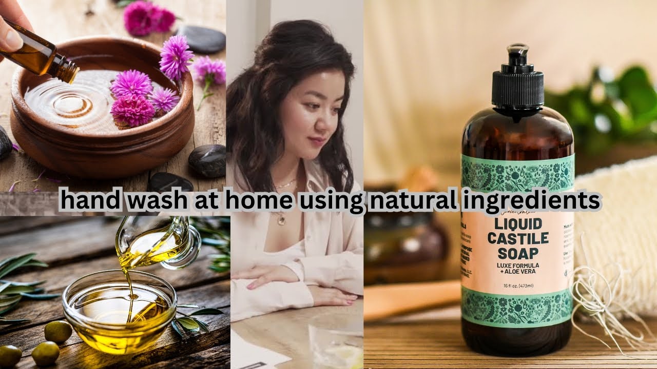 How to make hand wash at home using natural ingredients| Hand wash ...