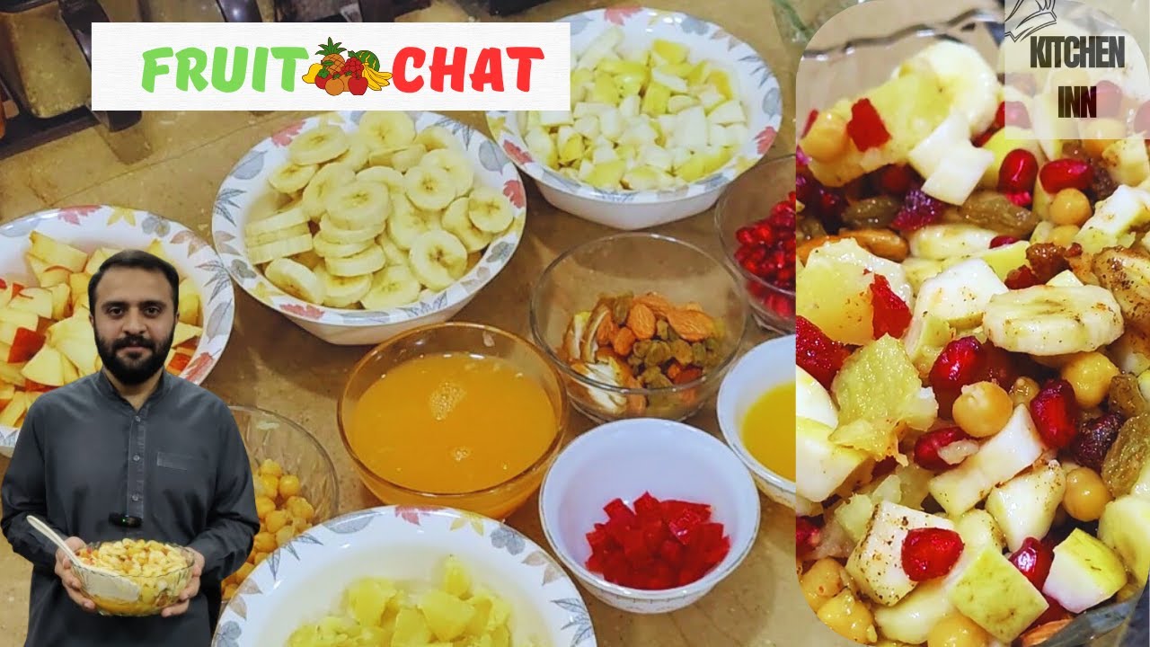 Easy Fruit Chat recipe | Street food style Fruit Chat - YouTube