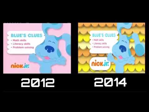 Nick Jr Blues Clues Curriculum Board 2012 And 2014 Comparison Youtube 1770