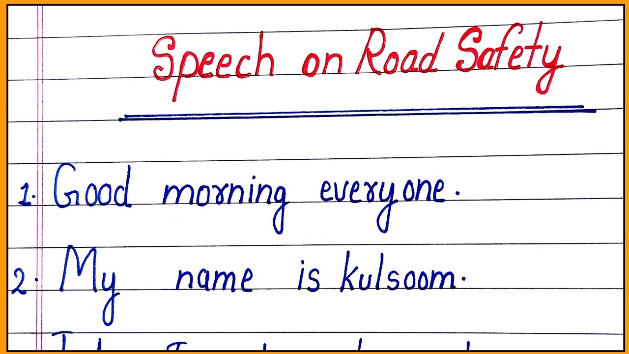 speech on road safety in english/10 lines speech on road safety in ...