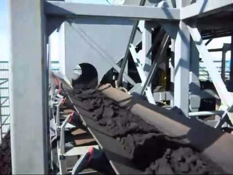 railway wagon unloading system for coal without labour - YouTube