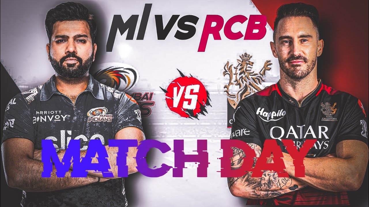 RCB VS MI | RCB STATUS | MI STATUS | #rcb #mi - YouTube