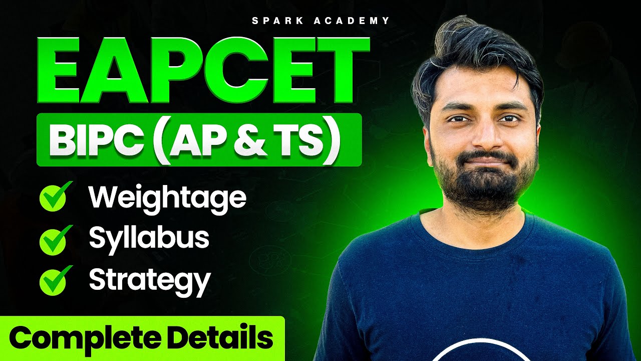 EAPCET BIPC 2026 - Complete Road map| Syllabus, Weightage, Books ...
