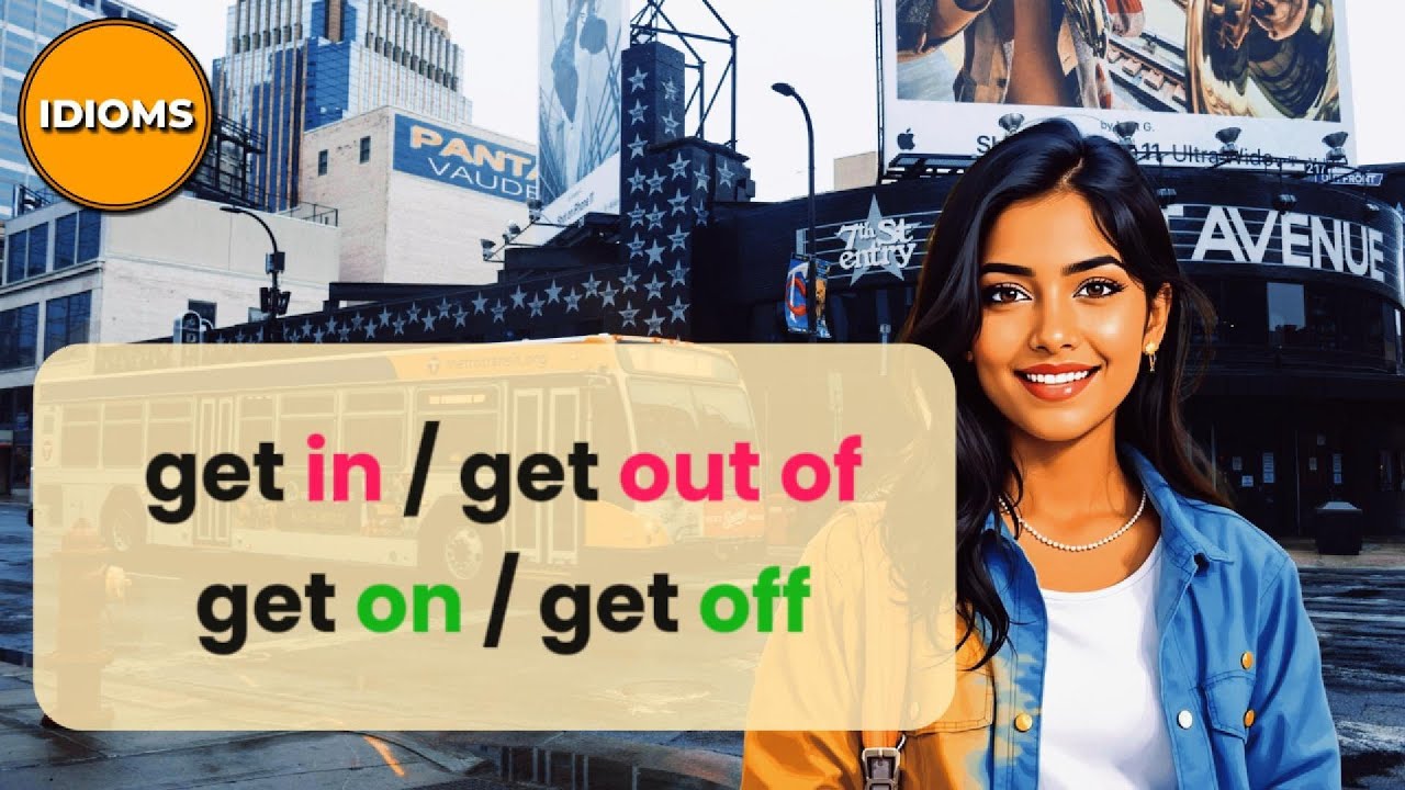 🟧Transportation English: Get In, Get Out, Get On, Get Off Explained ...