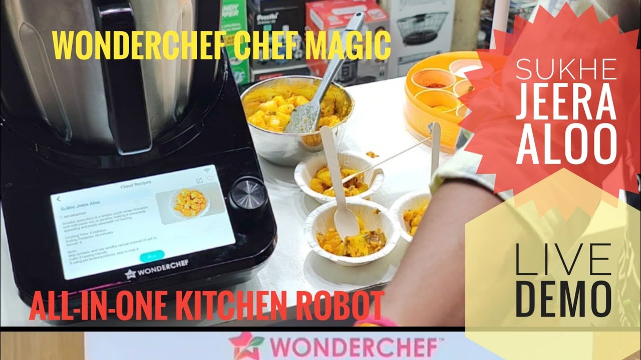 Wonderchef Chef Magic | Live Demo |All-in-One Kitchen Robot #wonderchef ...