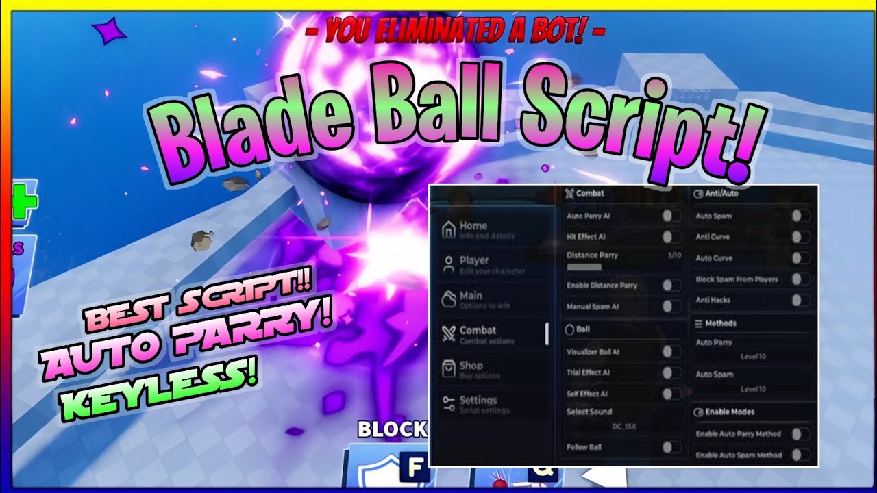 Blade Ball Script BEST OP AUTOPARRY And SPAM | Best Blade Ball Script ...