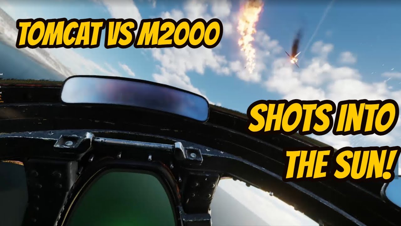 Shots into the sun against a M2000 - YouTube