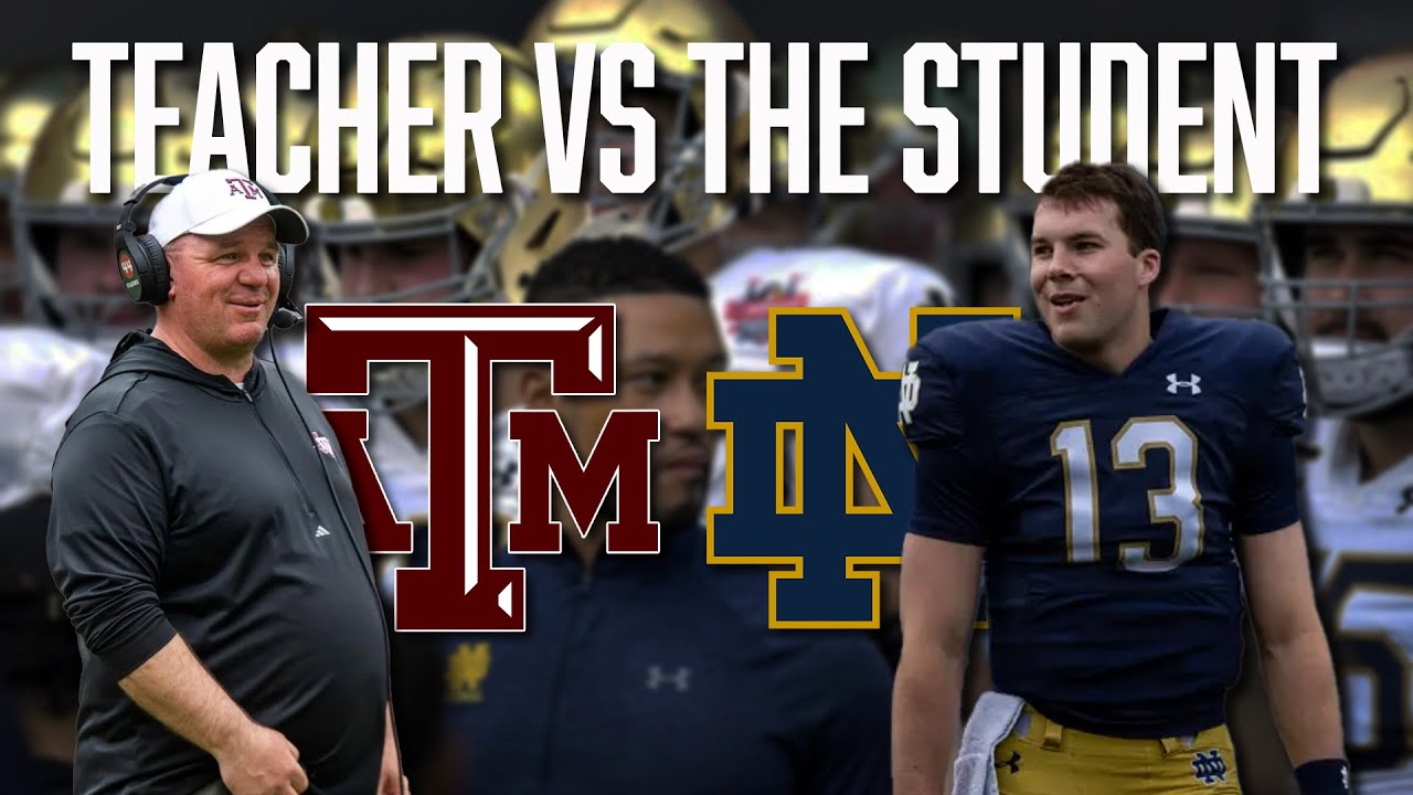 Riley Leonard Looks to Lead Notre Dame Against Former Head Coach Mike ...