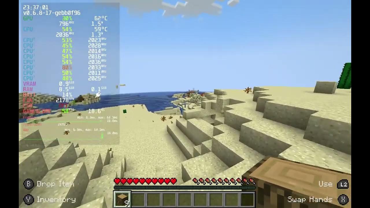 Minecraft Java Edition: – Steam deck — 60 FPS benchmark #2 - YouTube