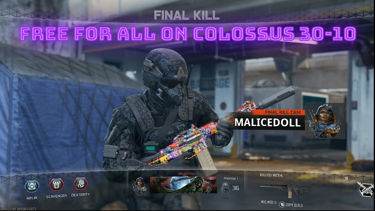 CALL OF DUTY BLACK OPS 7 FREE FOR ALL ON COLOSSUS 30-10 - YouTube
