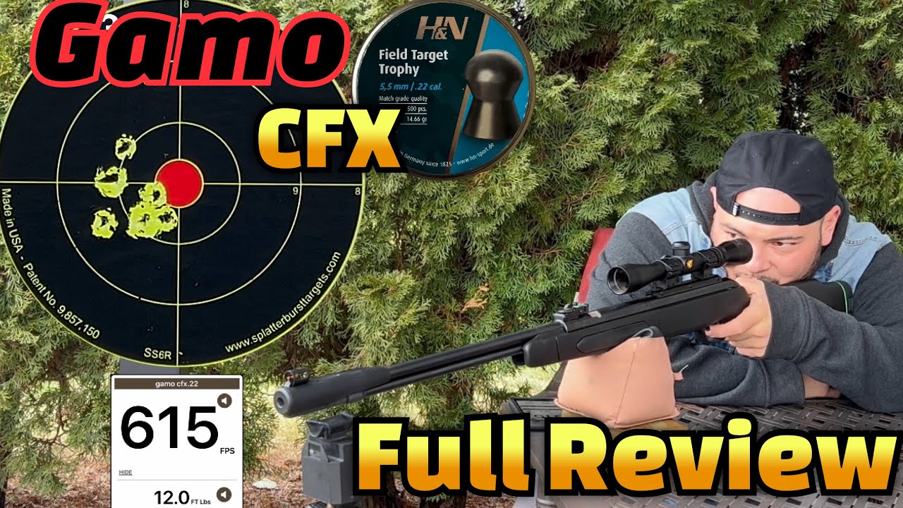 Gamo CFX .22 air rifle full review - YouTube
